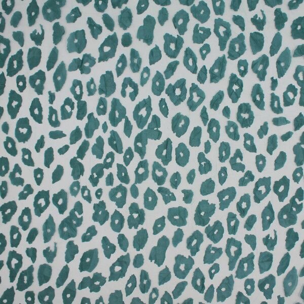 Органза Ткани 100 OZN1672280355, 50%/50%, 1,4м х 2м, бирюзовый цвет