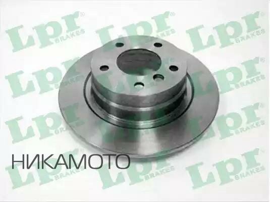 LPR B2004P Диск тормозной BMW 1 E81/E87/3 E90 1.6-2.0 04- задний D 296мм.