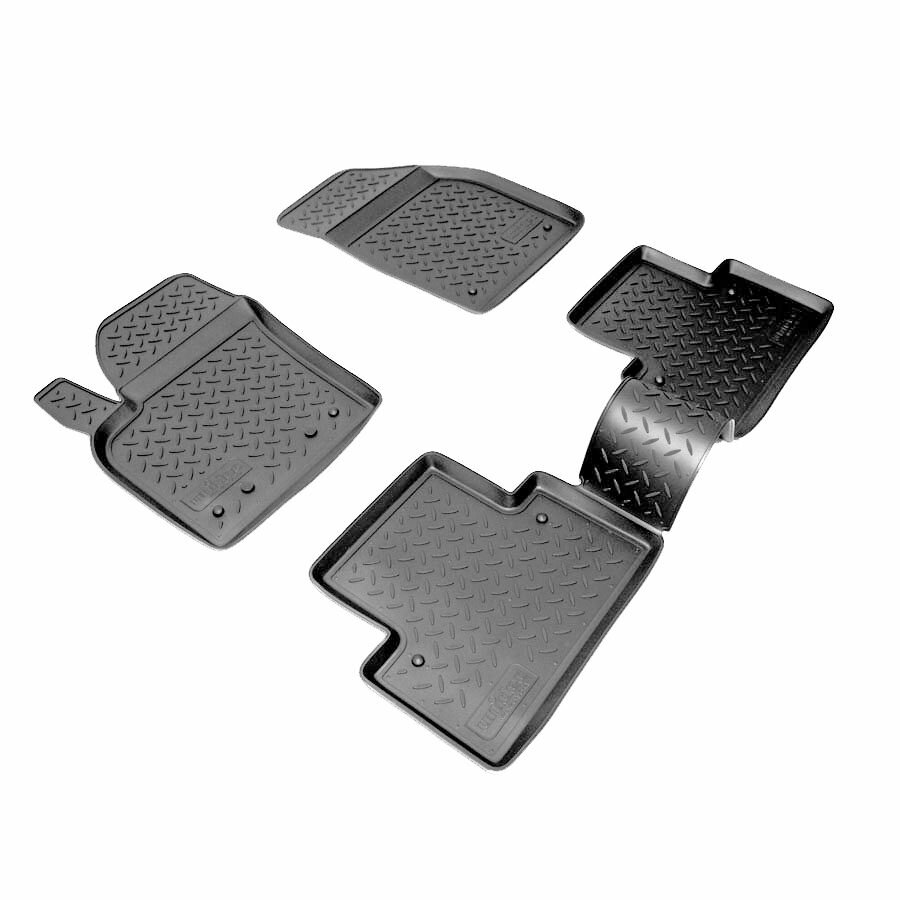 Ковры в салон Norplast/Unidec для Volvo S40 (2007-)Полиуретан, Черный, арт. NPL-Po-96-41 (Черный)