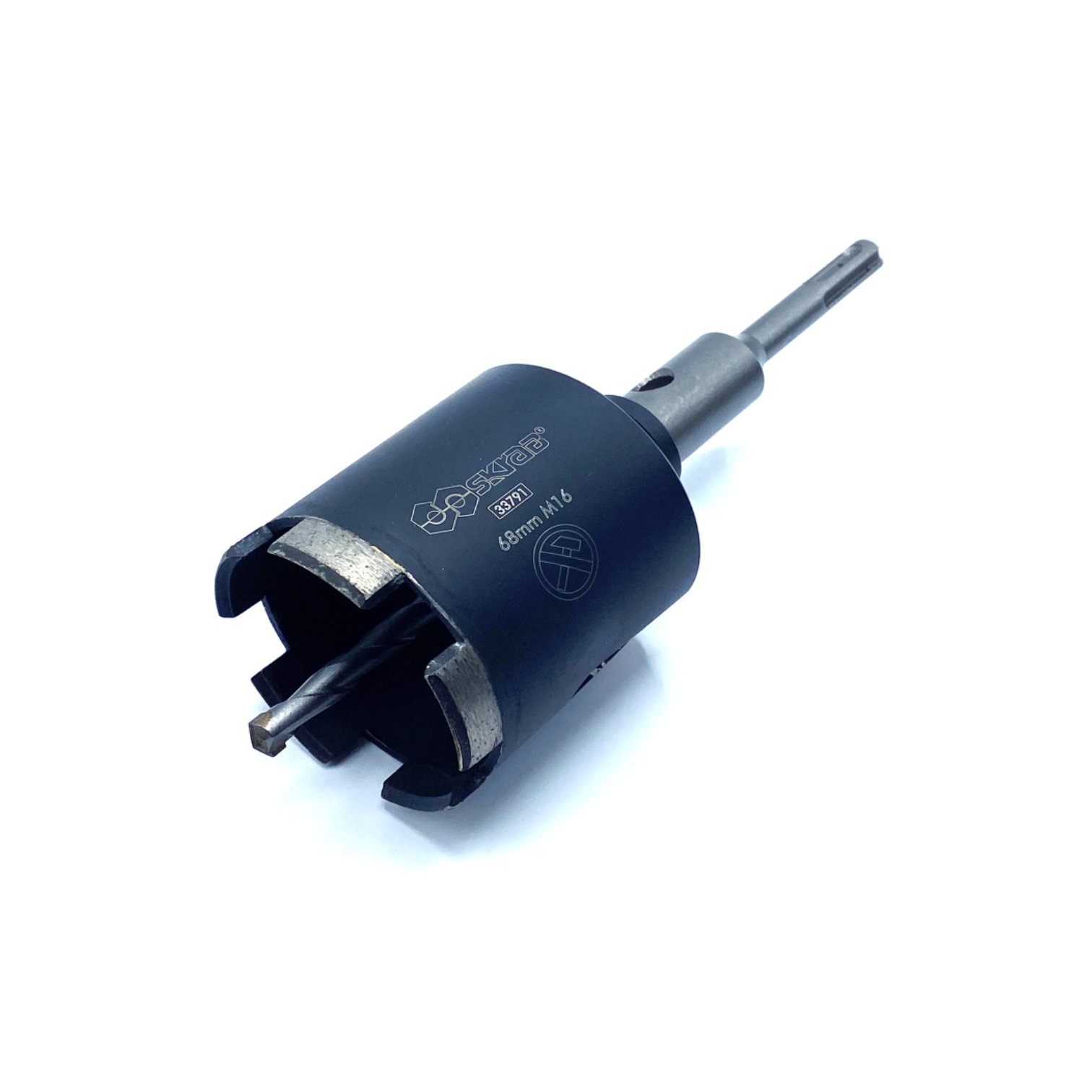 Коронка алмазная 68мм сегмент по бетону SDS Plus Skrab 33791