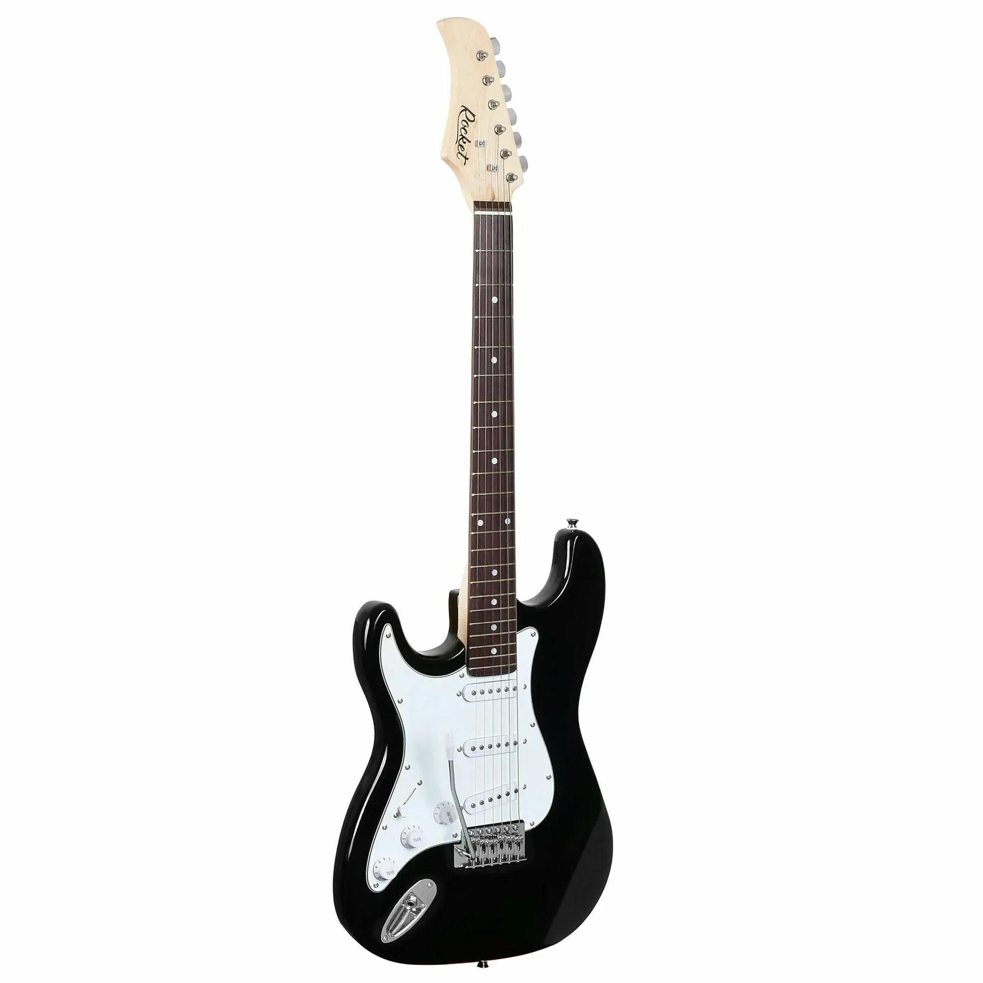 Электрогитара ROCKET ST-0110 Left BK леворукая, S/S/S