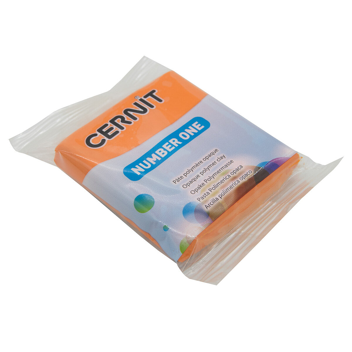 CE090025 Пластика полимерная запекаемая 'Cernit № 1' 250гр. (752 оранжевый)