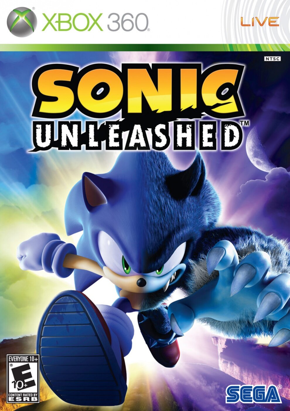 Sonic Unleashed [Xbox 360, английская версия]