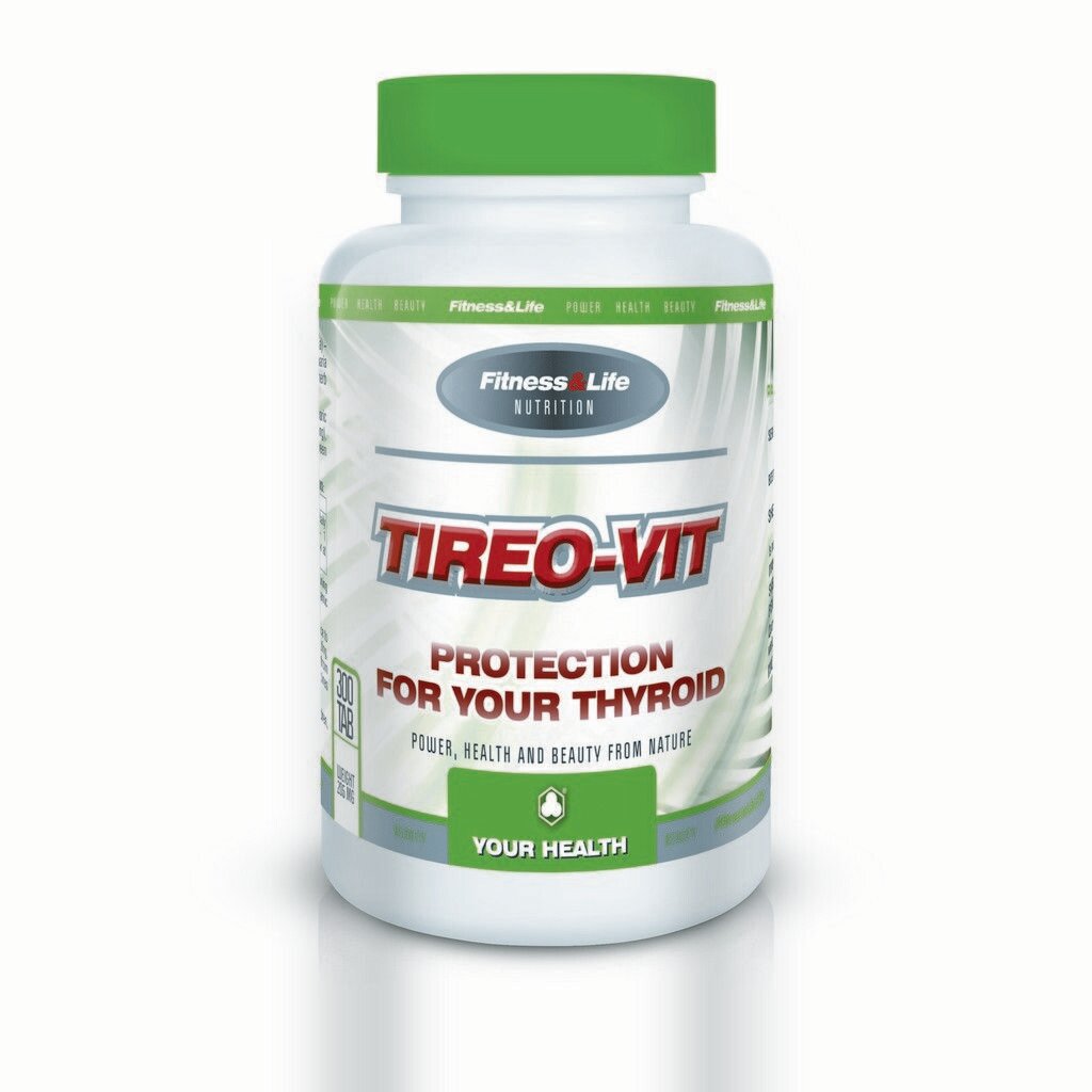 Tireo-Vit (Тиреовит) 300 таб. Растительный комплекс для эндокринной системы при физических нагрузках