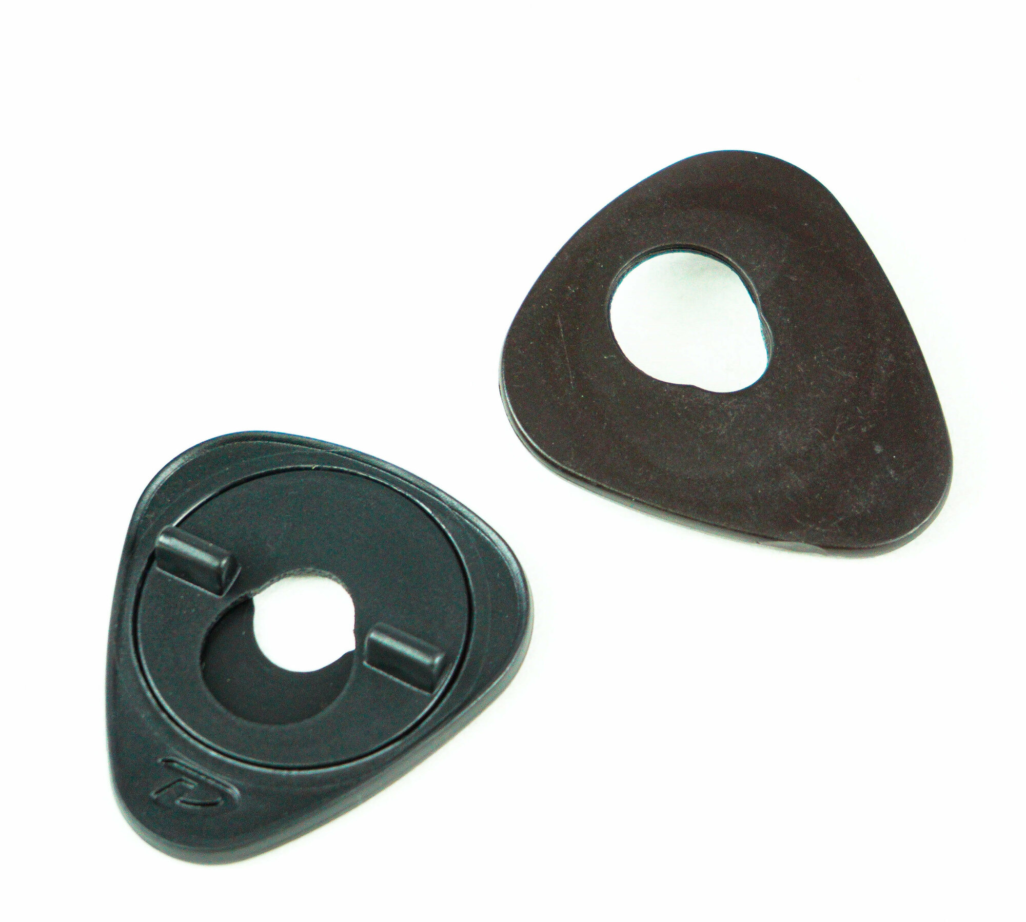 Комплект стреплоков (пара) DUNLOP 7007J Ergo, черные, пластик