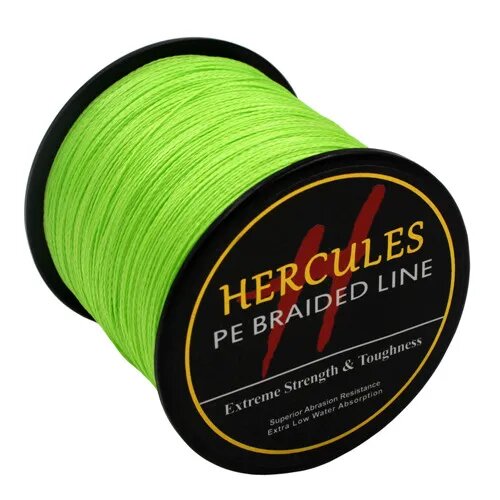 Геркулес леска плетеная 5.0, 500м, Fluorescent Green