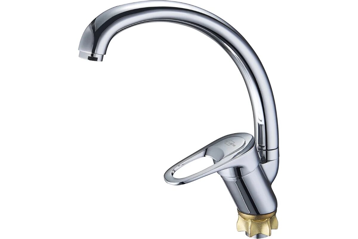 Solone KAD4-A043 смеситель для раковины с поворотным изливом 360° хромированный