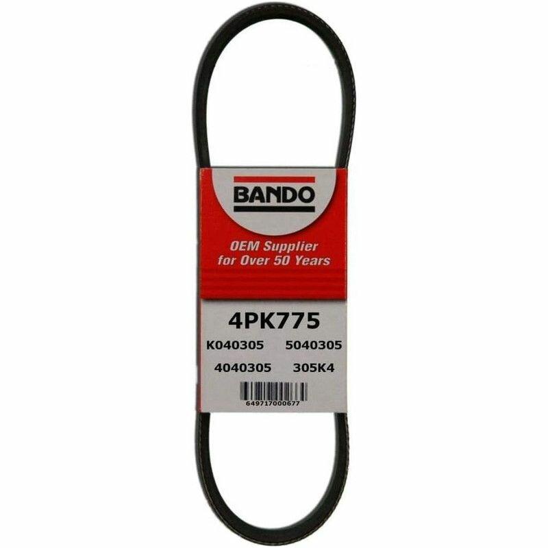 Ремень поликлиновой Bando 4PK775, для а/м NISSAN Murano, HONDA Civic, MITSUBISHI Colt