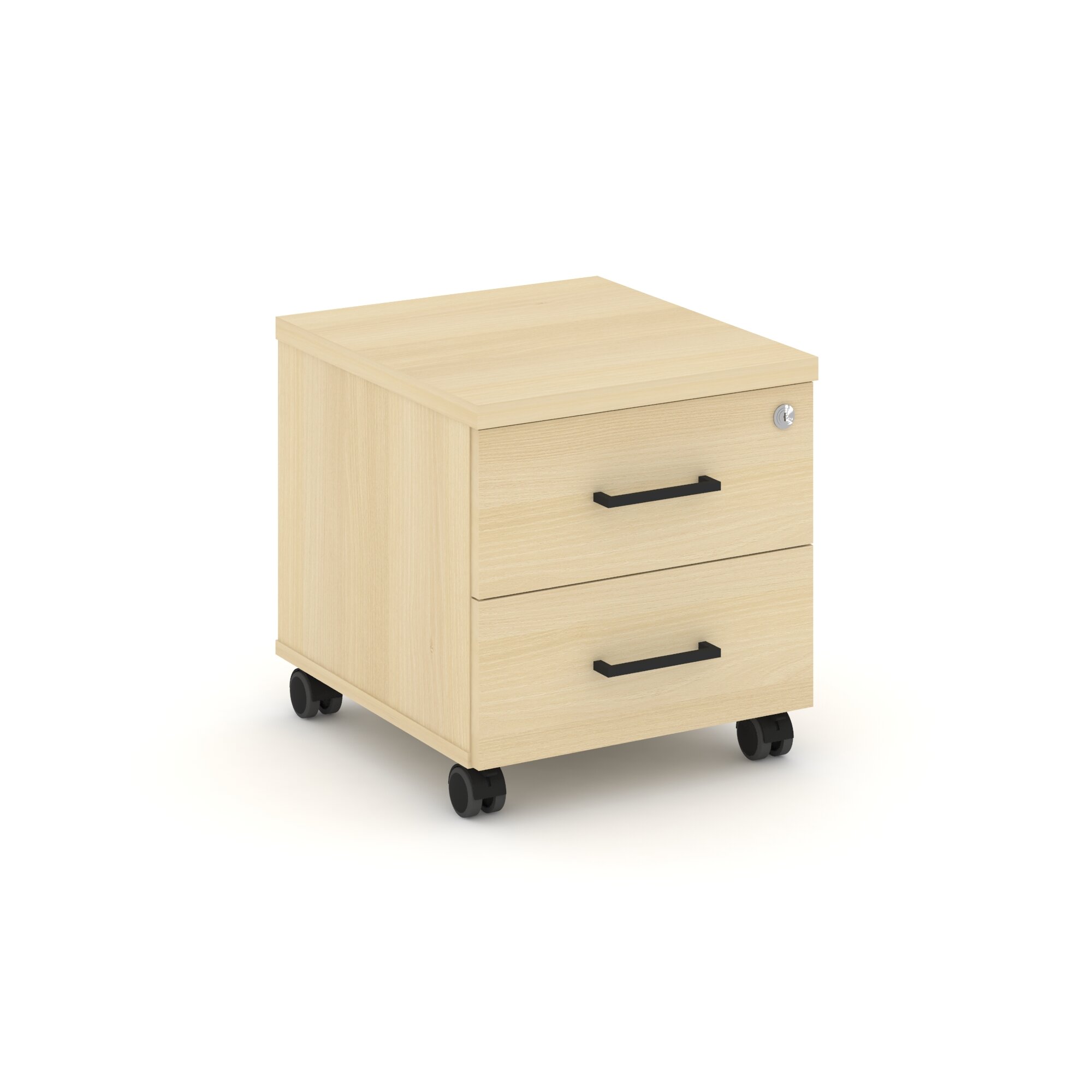 Тумба мобильная 2 ящика Стайл Проджект/Style Project Riva SN. TM-001 Акация Лорка 416*460*437