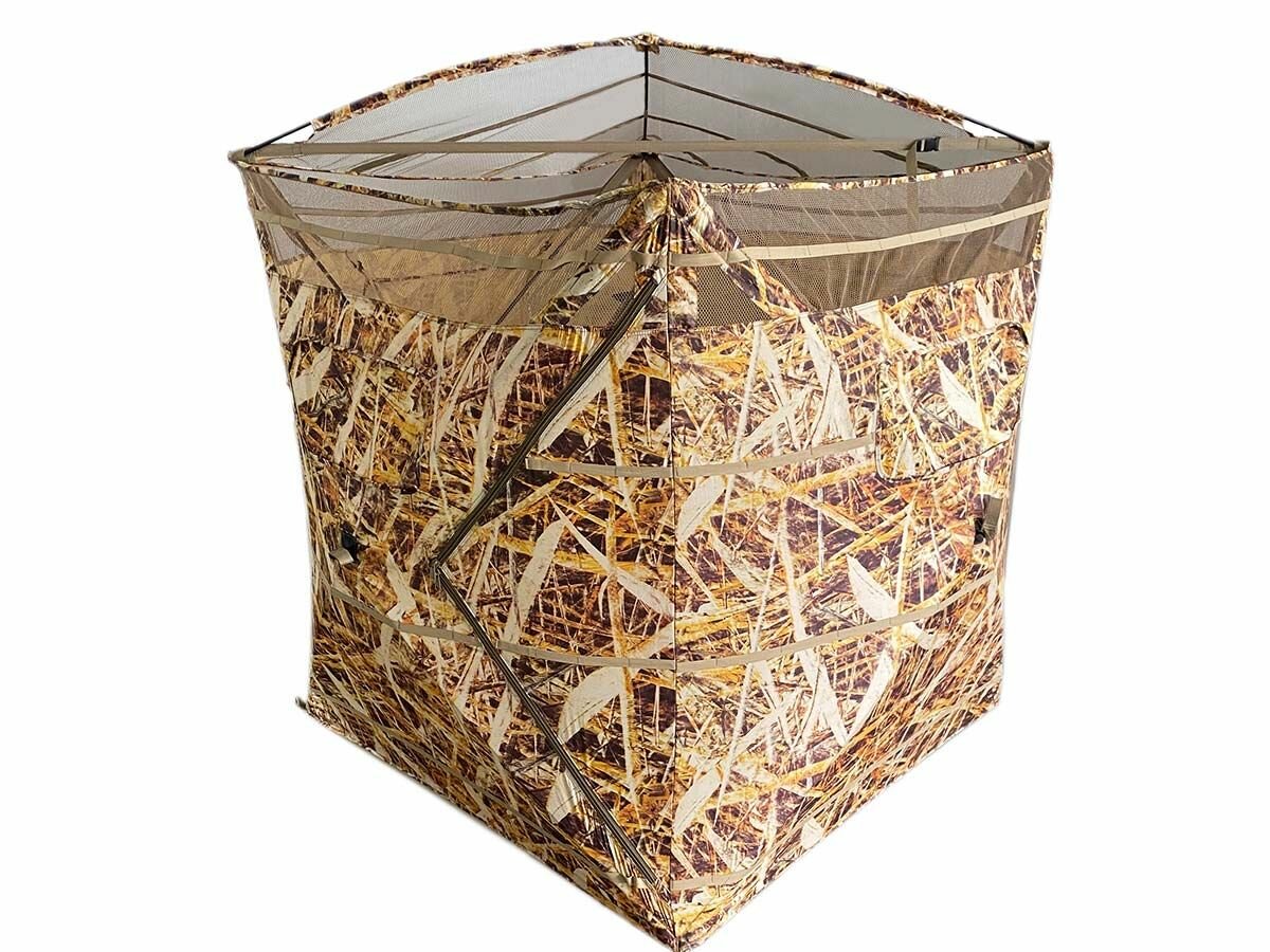 Засидка двухместная ShotTime Куб, камыш