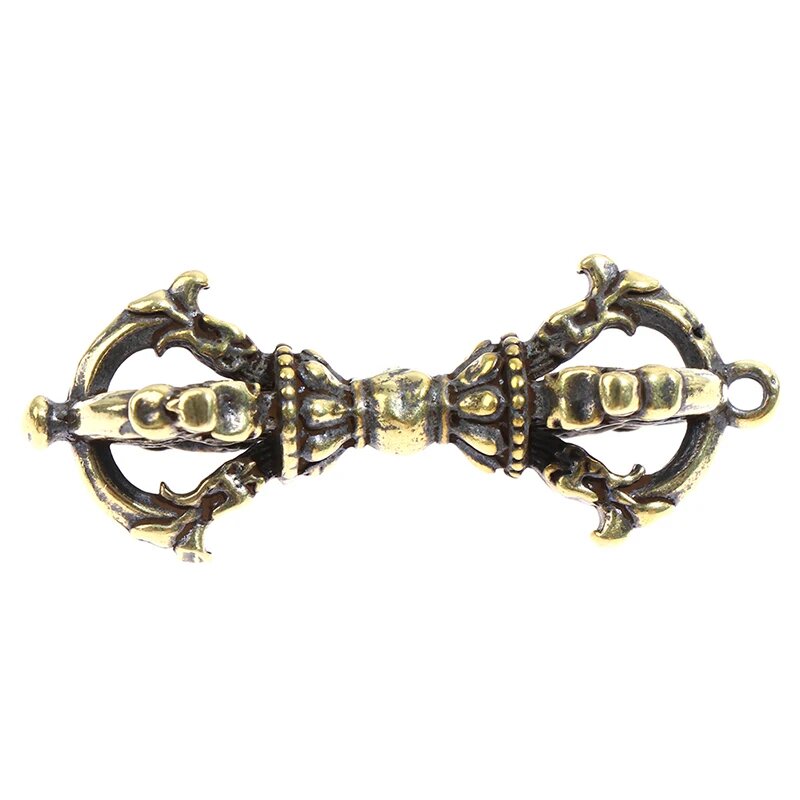 1 шт. тибетская ручная работа буддистская медная пять делений Dorje Пест Ваджра About46 * 14 мм