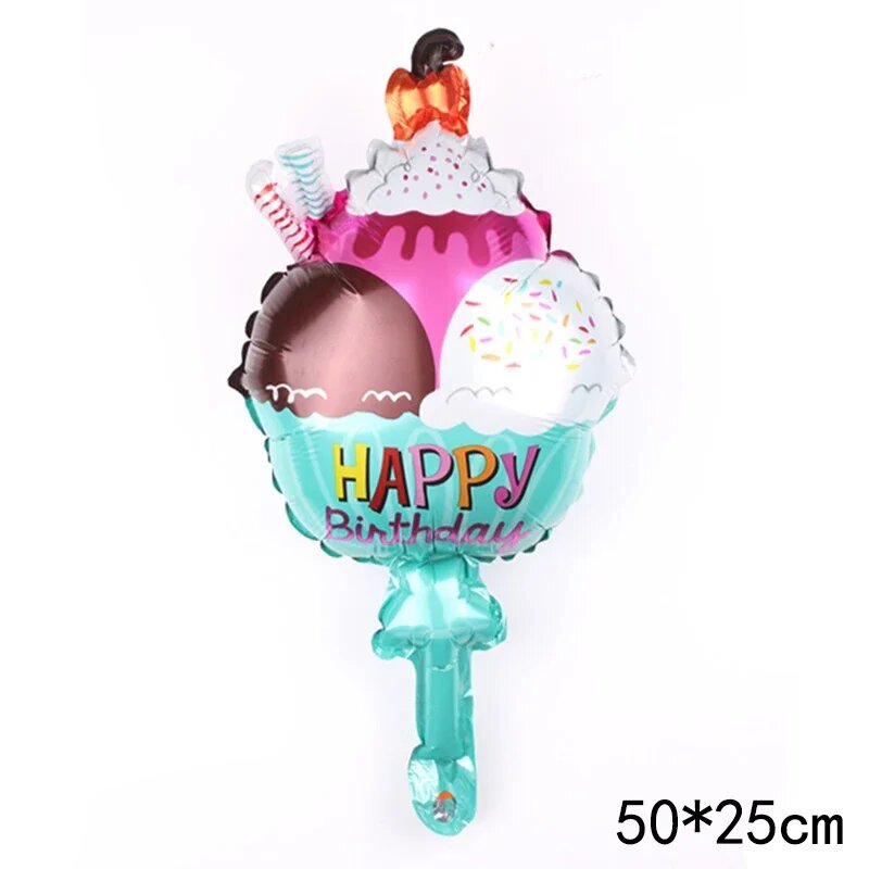 Гелиевые шары YUEYAO в форме мороженого mini ice cream