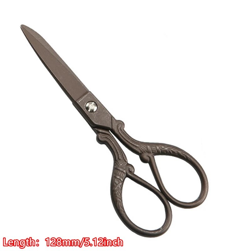 Ретро ножницы WyFeay нержавеющая сталь 128mm 5.12inch