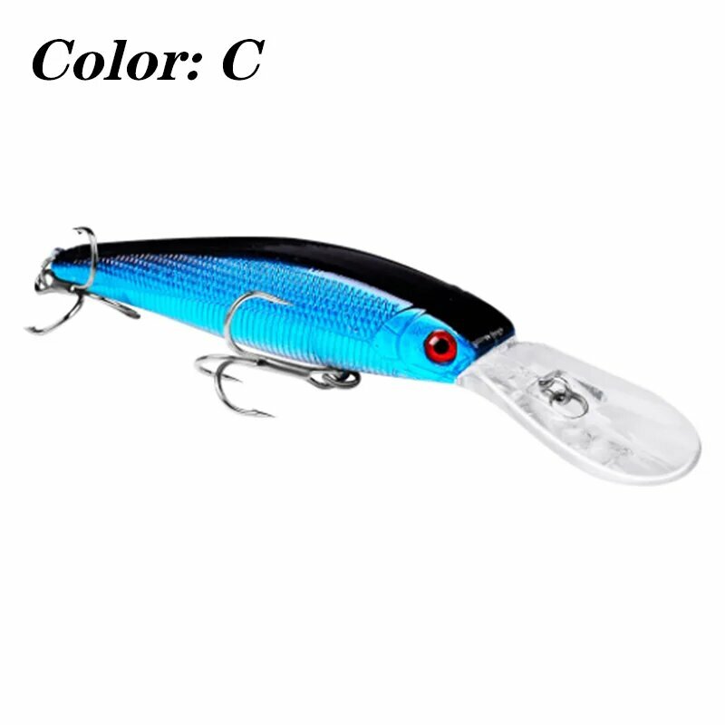 WDAIREN Плавающие воблеры Minnow 12,5 см 13,5 г Синий, C