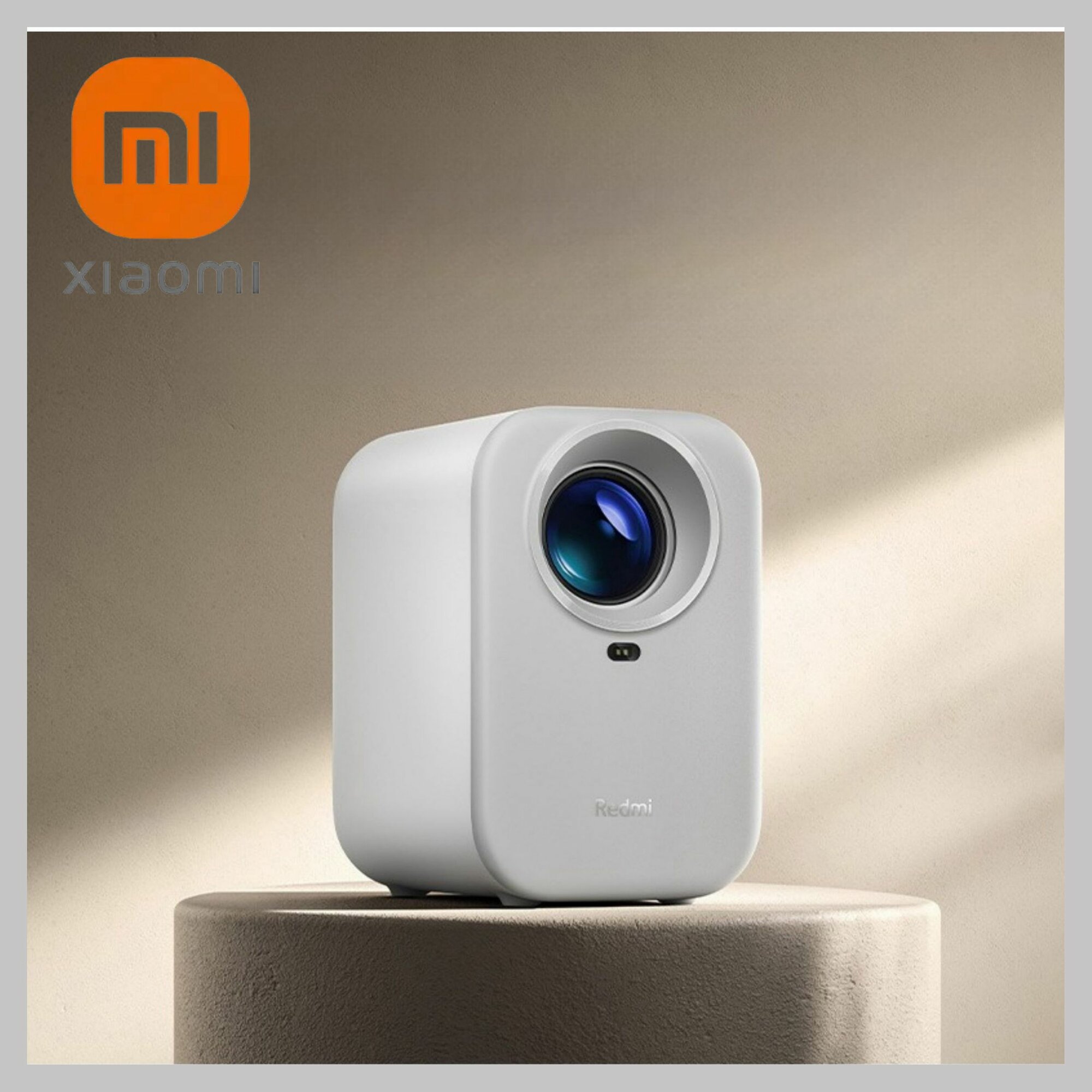 Xiaomi Проектор lite , Домашний кинотеатр 1080P Full HD/Глобальное издание/белый
