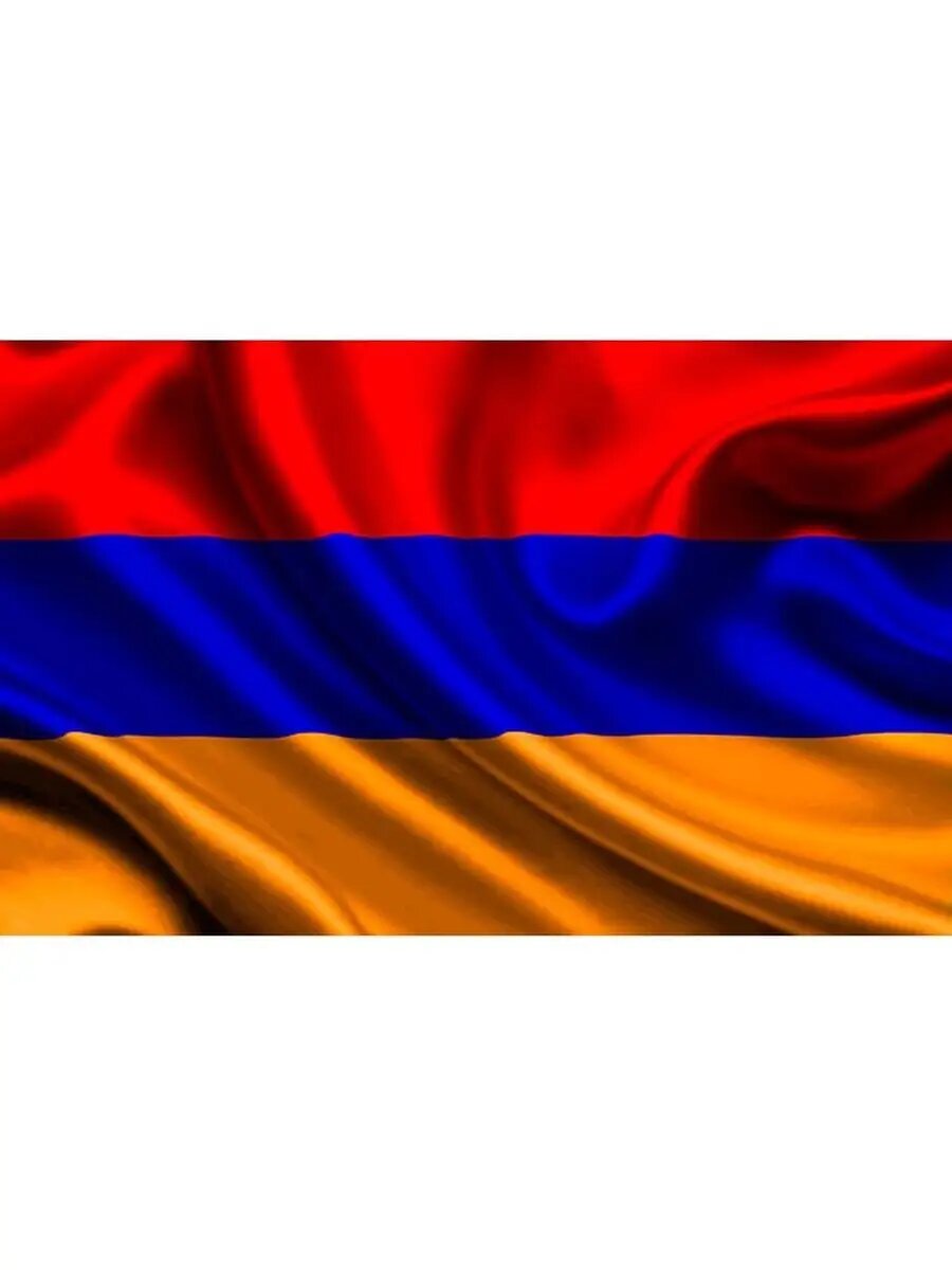 Флаг СмеХторг, флаг Армении, полиэфирный шёлк, 90 см x 135 см