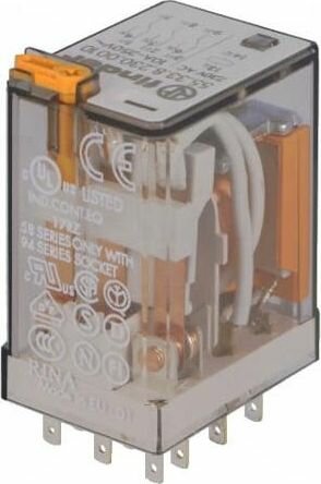 Реле FINDER 55.33.8.230.0010 Миниатюрное универсальное электромеханическое монтаж в розетку, 3CO 1, 1 шт