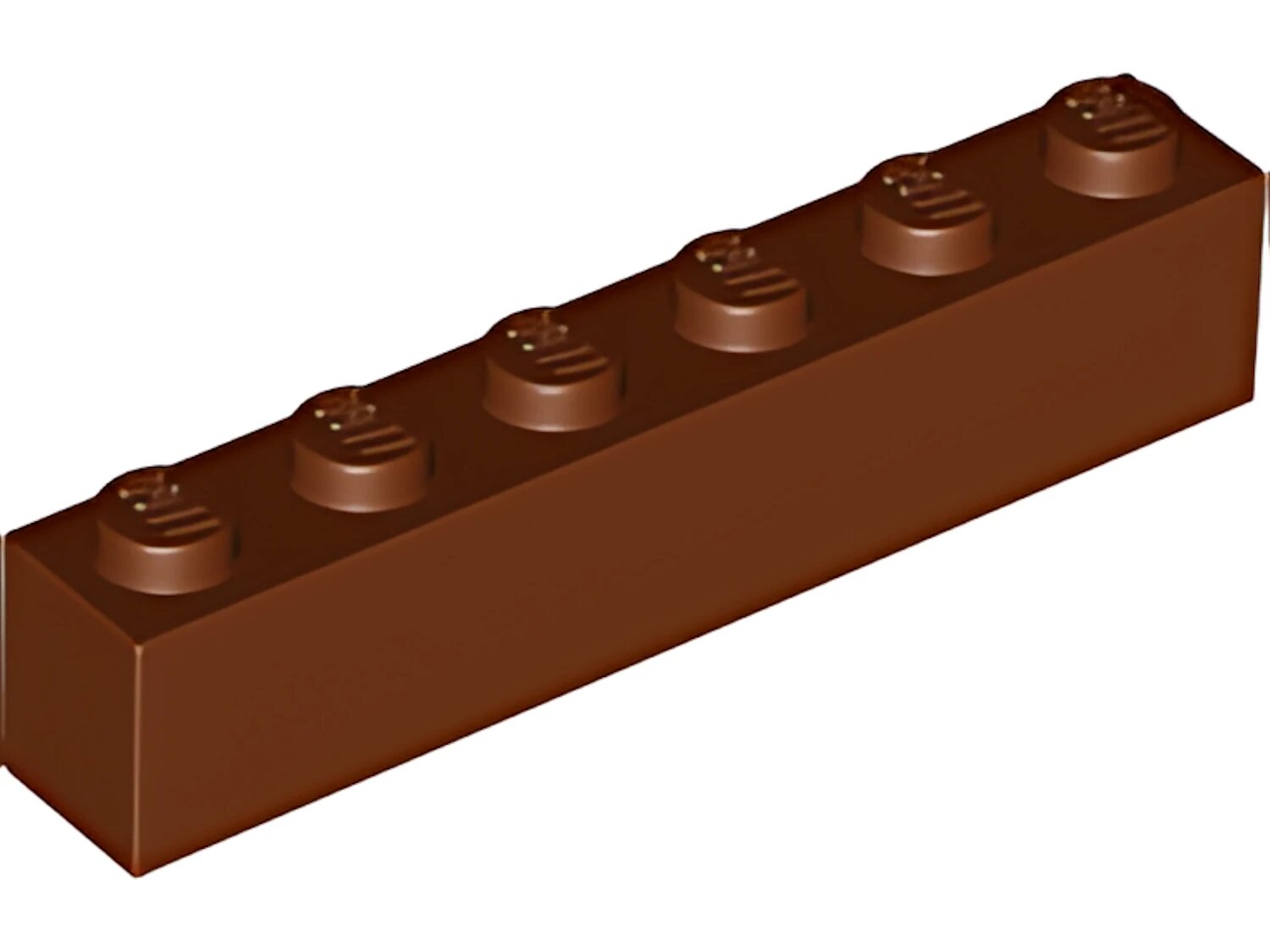 Деталь LEGO Кирпич LEGO Brick 1 x 6 3009 Dark Reddish Brown U