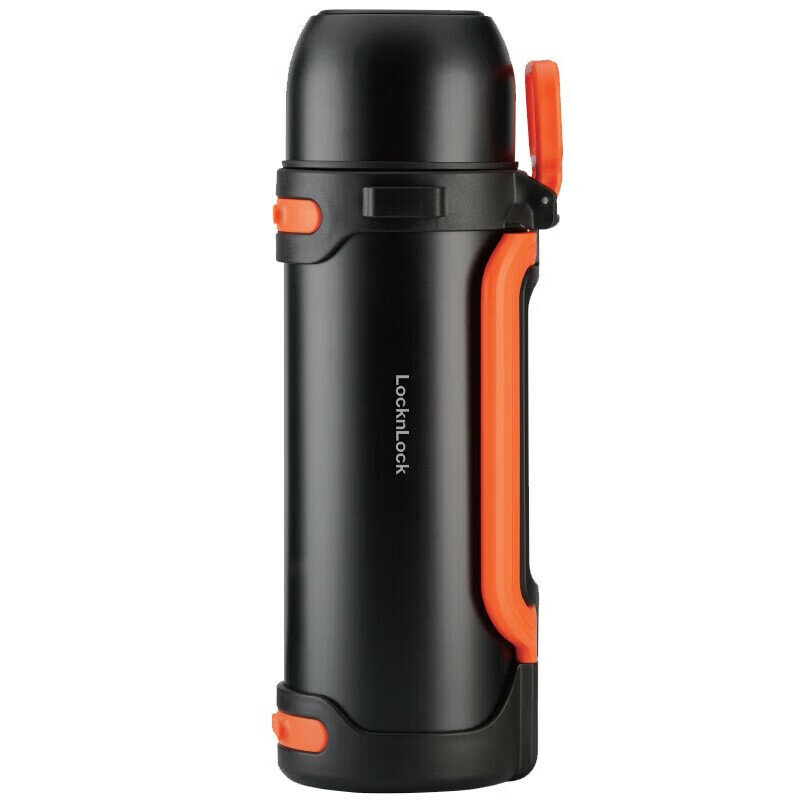 Термос LOCK&LOCK Portable Insulated Thermos, большая вместительность, 2L, Black, LHC1478BLK