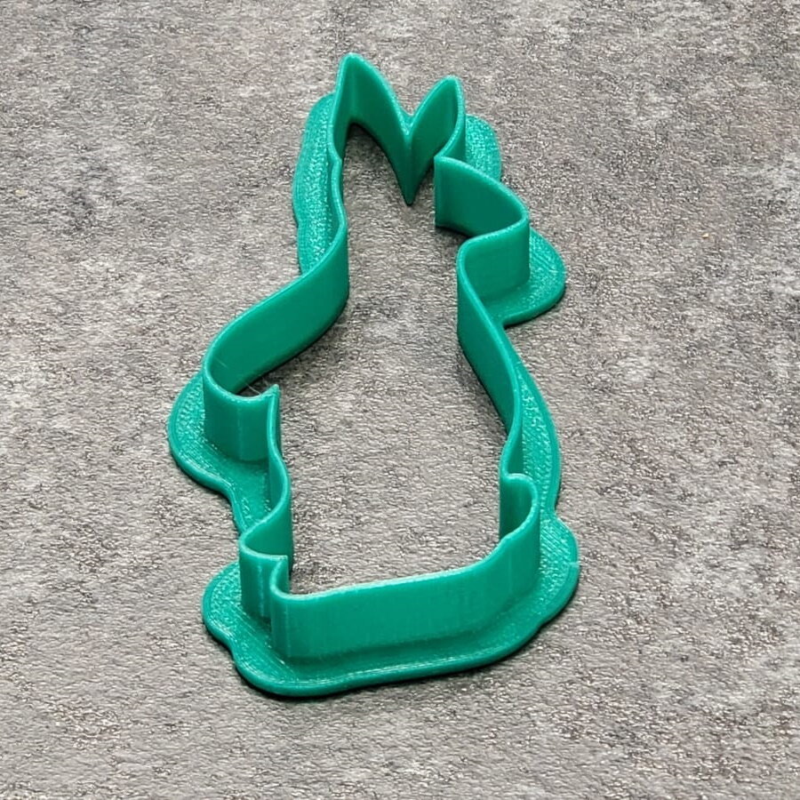 Форма для печенья/пряников "Зайчик" (Зеленый)