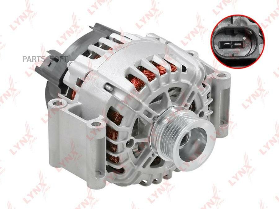 LYNXAUTO EA-1364 Генератор LADA Vesta 1.6 1.8 16> / Xray 1.6 1.8 16> 120A (тип VALEO) ()