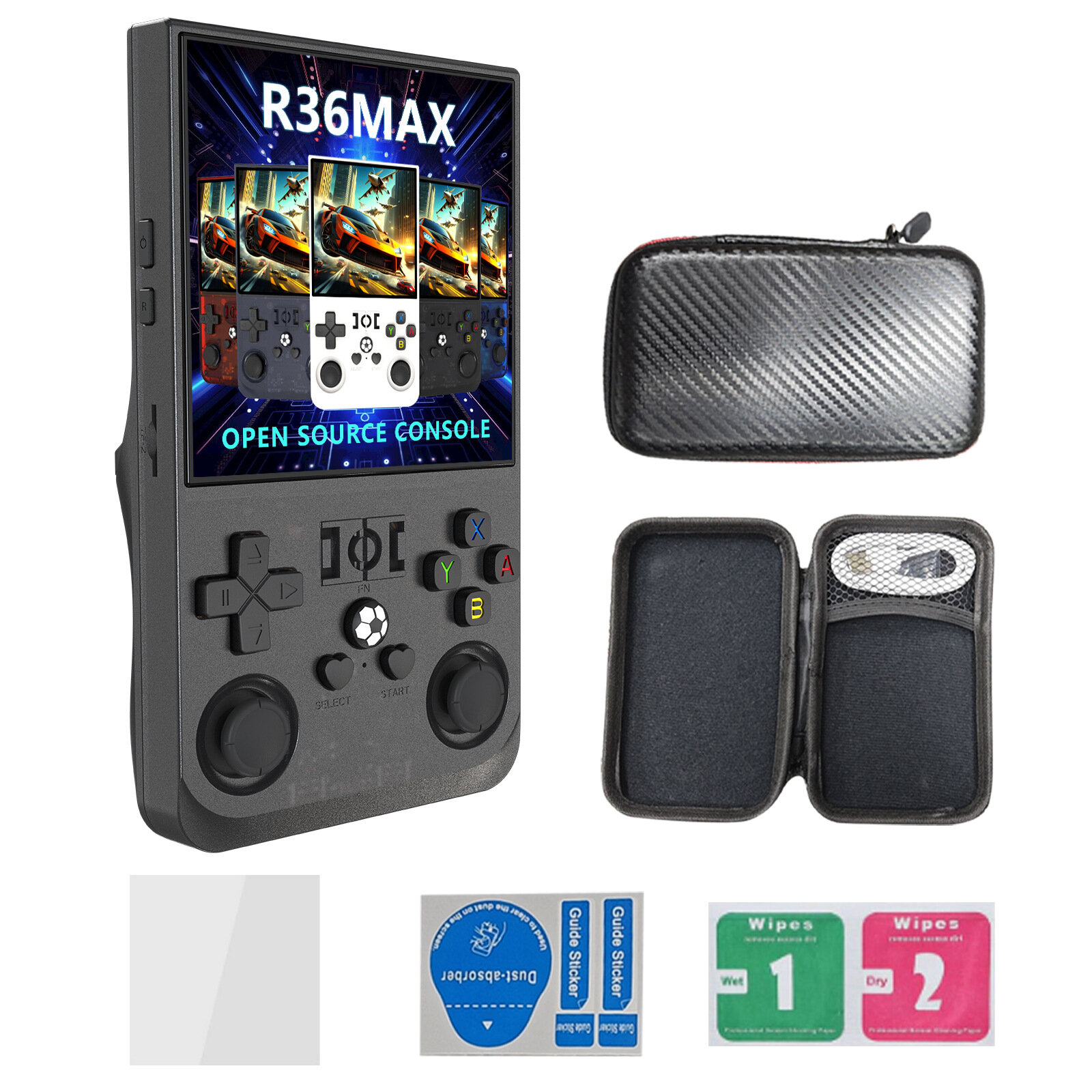 Новая портативная система Linux R36MAX с открытым исходным кодом, 4inch игр, большой экран HD, ретро PSP