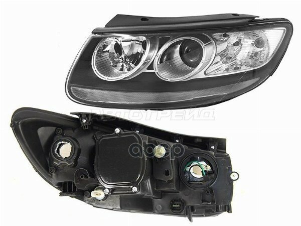 Фара Hyundai Santa Fe 05-12 (Слева/ Галоген/ Ручная регулировка) Sat арт. ST-221-1144L-LDEM2