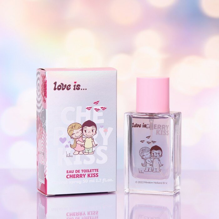 Туалетная вода Понти Парфюм Love is cherry kiss, с феромонами, для женщин, 50 мл