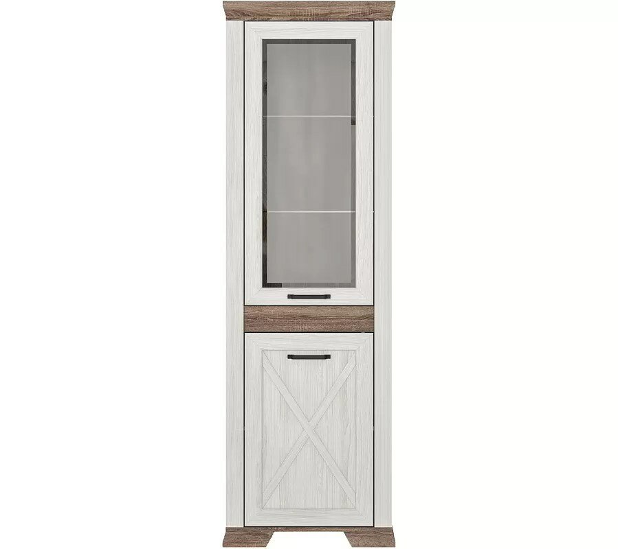 BRW Шкаф с витриной Марсель REG1W1DP