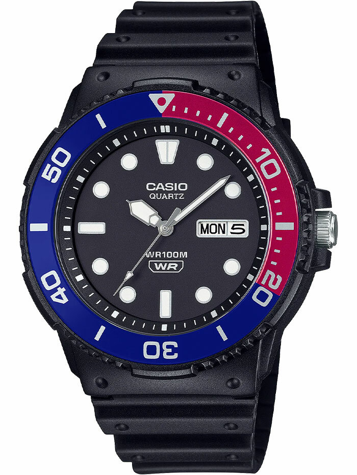 Наручные часы CASIO Collection, красный, синий, черный — фото 1