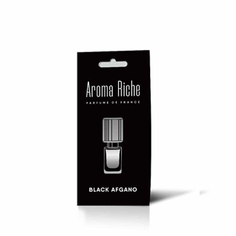 Ароматизатор подвесной AROMA RICHE Black Afgano (картоный) 22г ARK-19