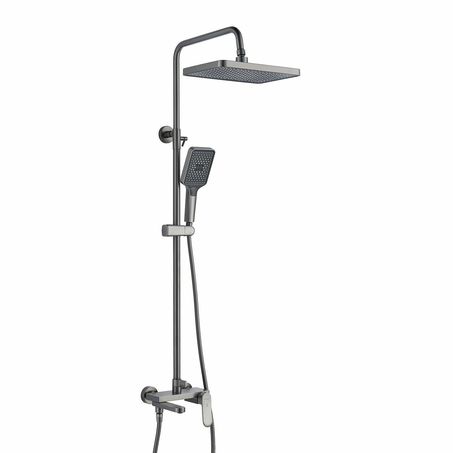 Душевая система Shevanik S4EX53DJ6TVF, оружейная сталь