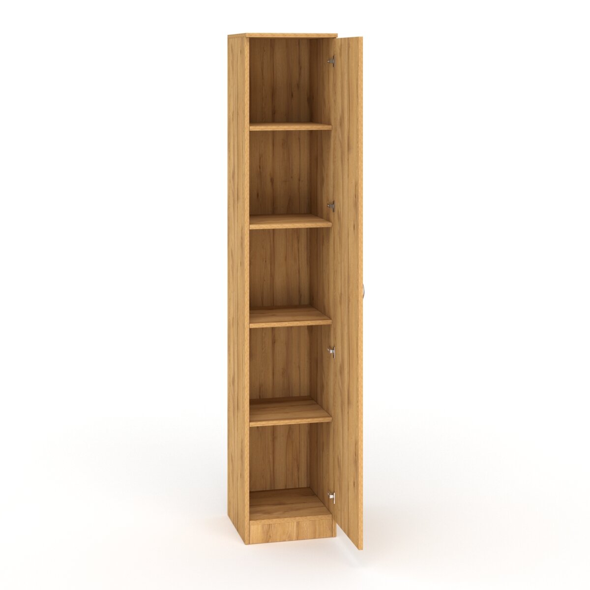 Шкаф офисный закрытый узкий Ш-42, Дуб Золотистый. Производитель товара - компания Westcom.