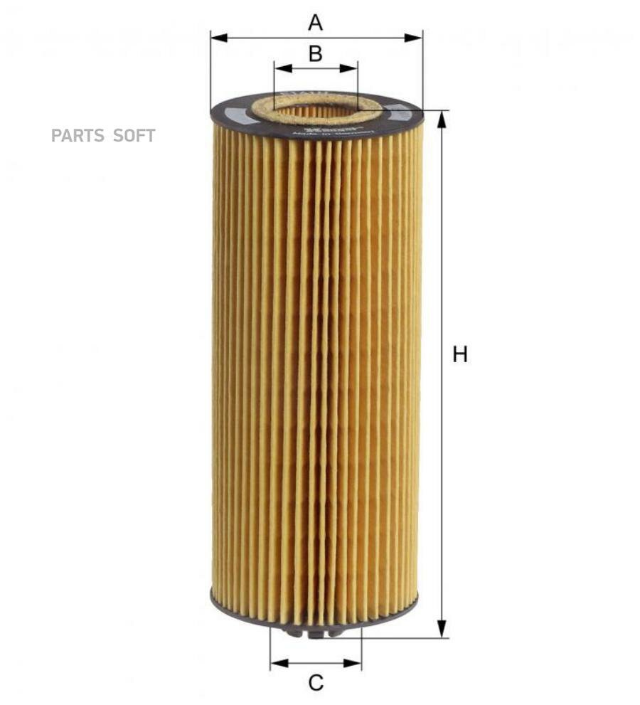 Фильтр масляный (Груз/Комм) HENGST FILTER E161HD28 HENGST FILTER E161HD28