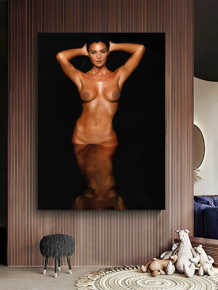 Картина на стену / Моника Беллуччи, Картина 18+, 50х70 см.