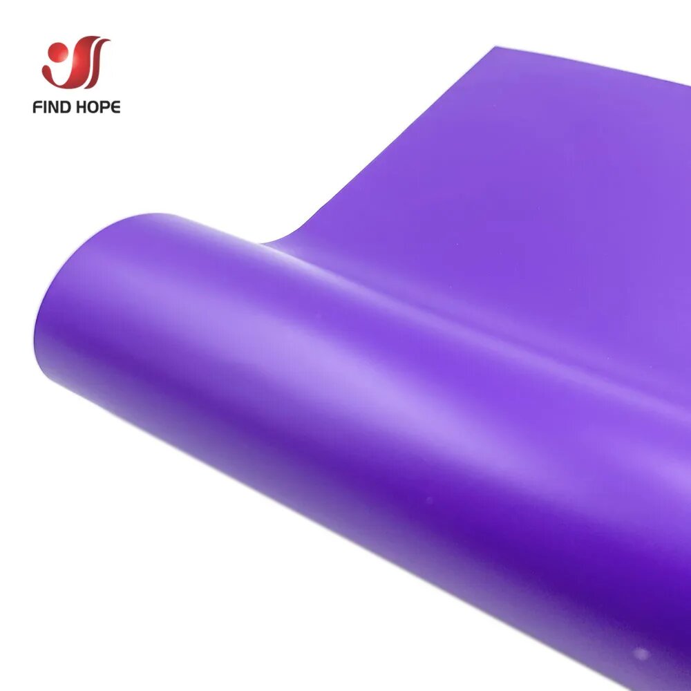 Клейкая виниловая пленка для вырезания, 26 цветов, ПВХ Фиолетовый, 12in x39in(30x100cm), Solid Matte Purple