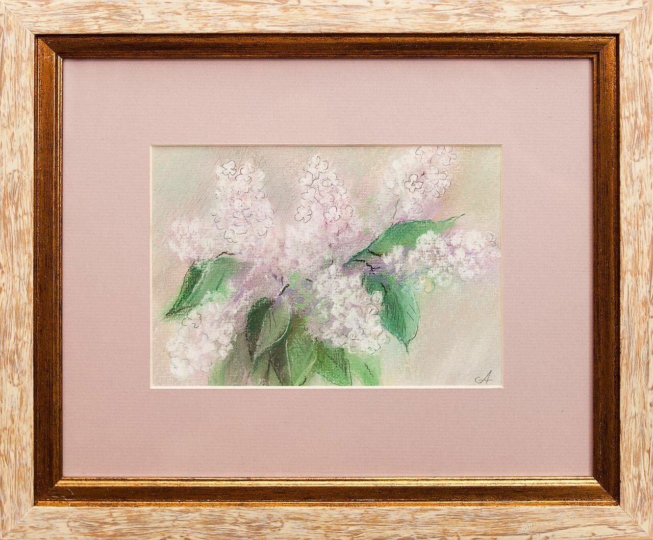 Картина пастелью "Сирень" Селенских