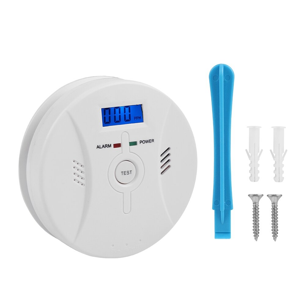 Комбинированный датчик угарного газа, дыма и угарного газа для домашней безопасности.