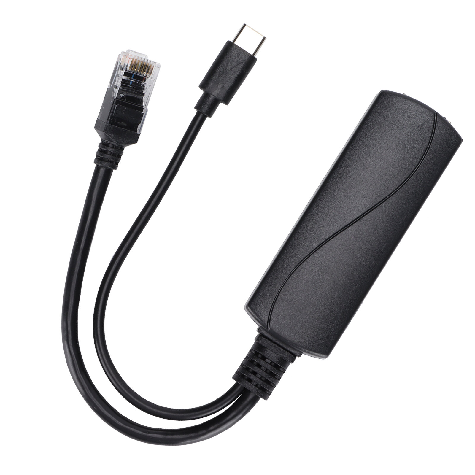 Разветвитель POE RJ45, защита изоляции интерфейса, поддержка IEEE 802.3af, разветвитель от 48 до 5 В для дома, школы, офиса