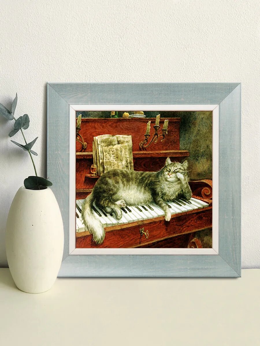 Картина на стену. Питерские коты