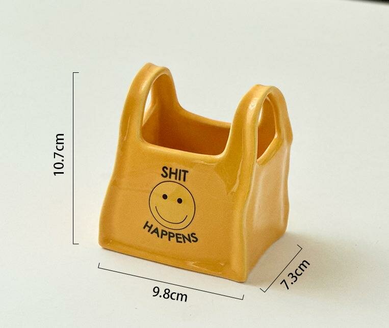 Ручная сумка, настольный керамический держатель для ручек, коробка для хранения, ведерко для хранения, маленькие украшения