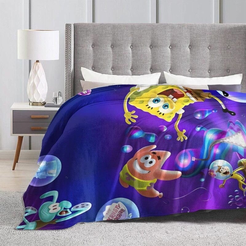 Плед Губка Боб Пледы Губка Боб Квадратные Штаны SpongeBob от SpongeBob SquarePants