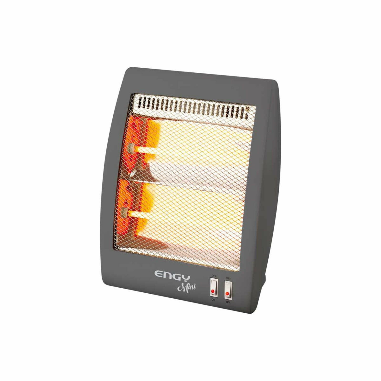 Обогреватель EN-505 mini, кварцевый, инфракрасный, 800 Вт, серый