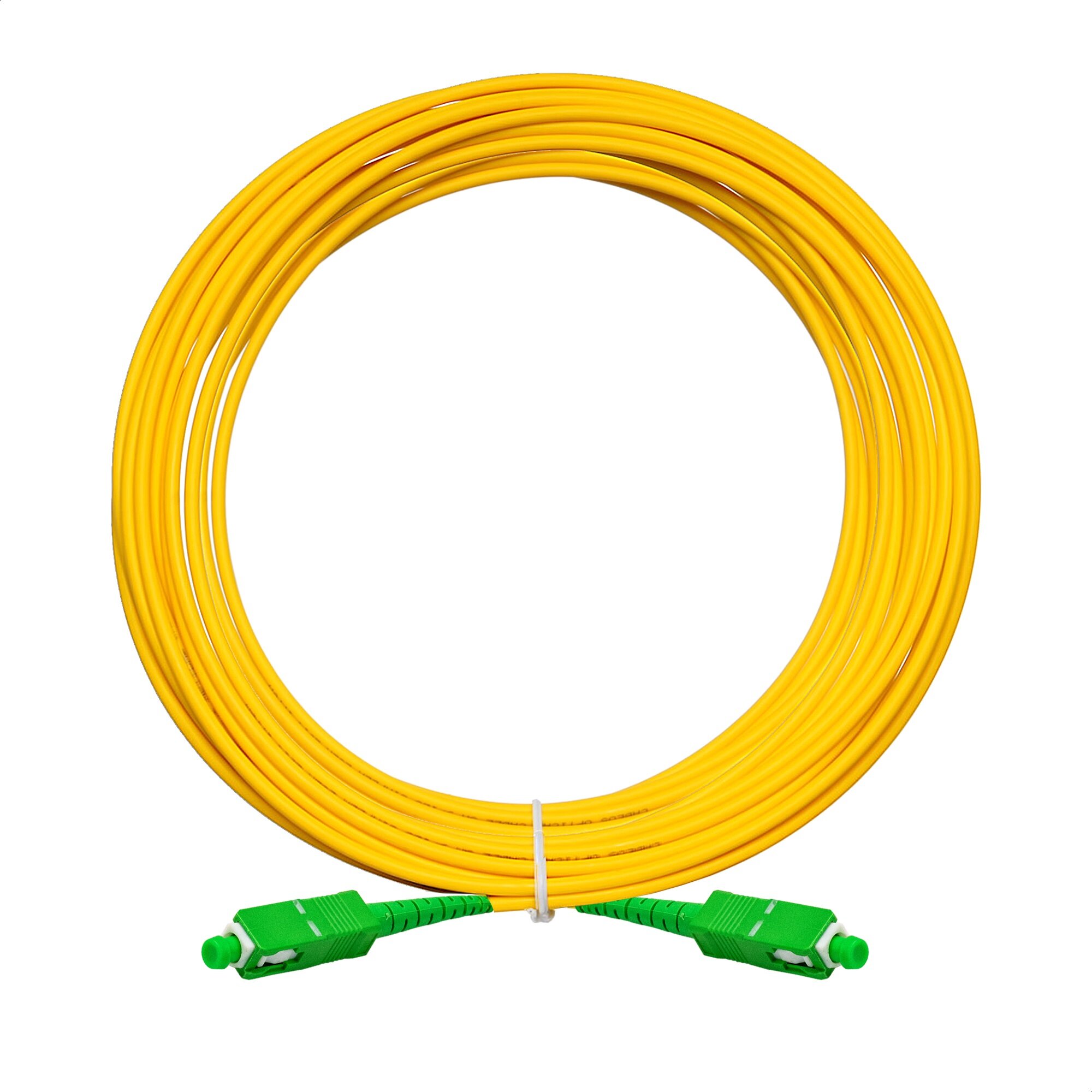 Патч-корд волоконно-оптический ExeGate FC-S-9-SC/APC-SC/APC-15M-LSZH (Шнур во SM 9/125 (OS2/G.652. D), SC/APC-SC/APC, Simplex, LSZH, 15 м) EX297906RUS