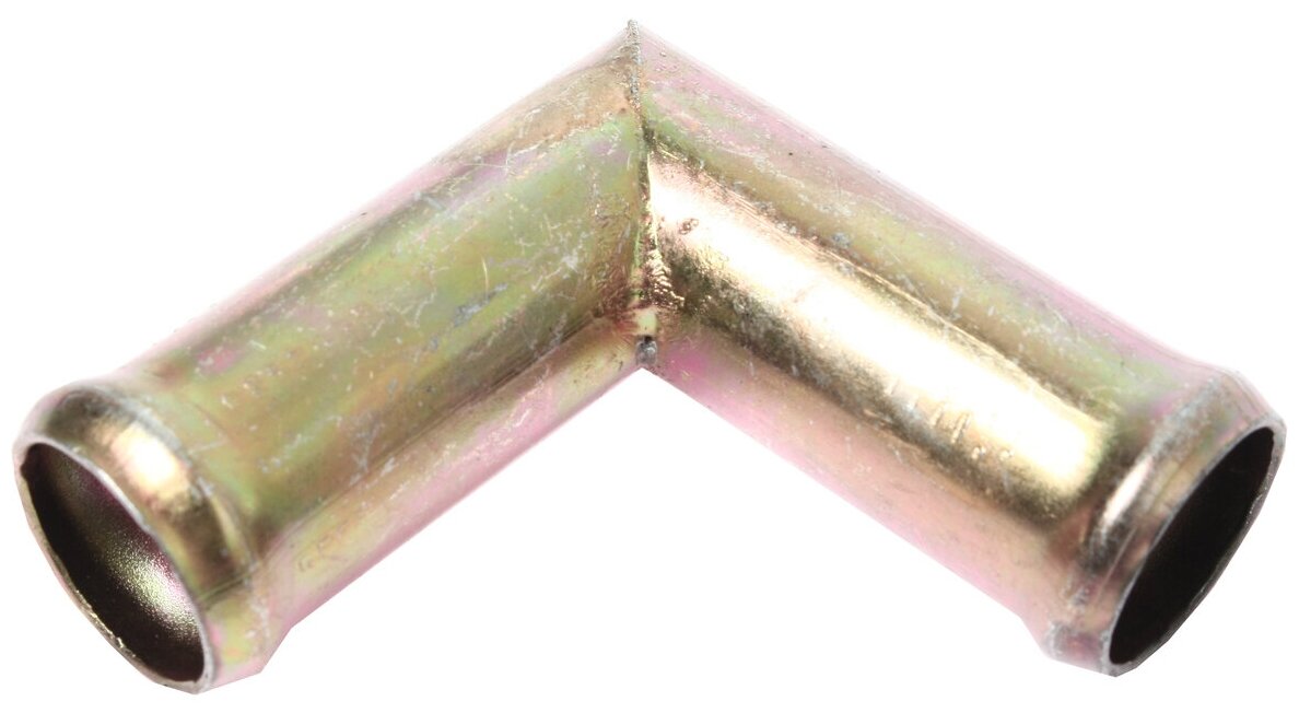 Соединитель для шлангов угловой 90 град. d=20 отопителя металлический соединитель D=20мм