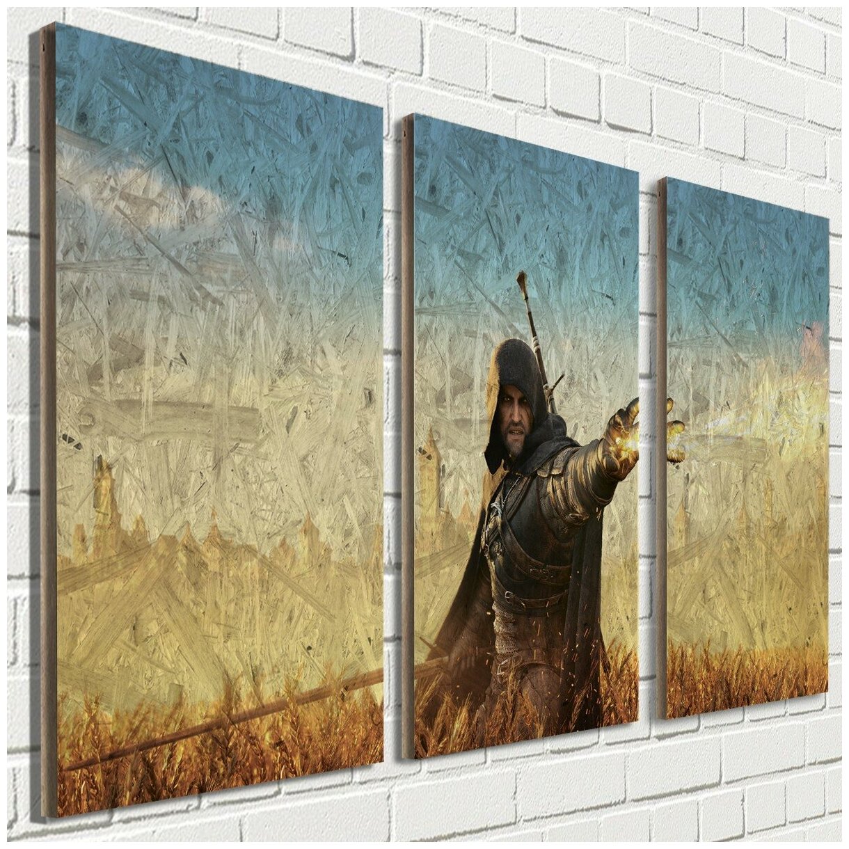 Модульная картина игры ведьмак the witcher геральт - 2084