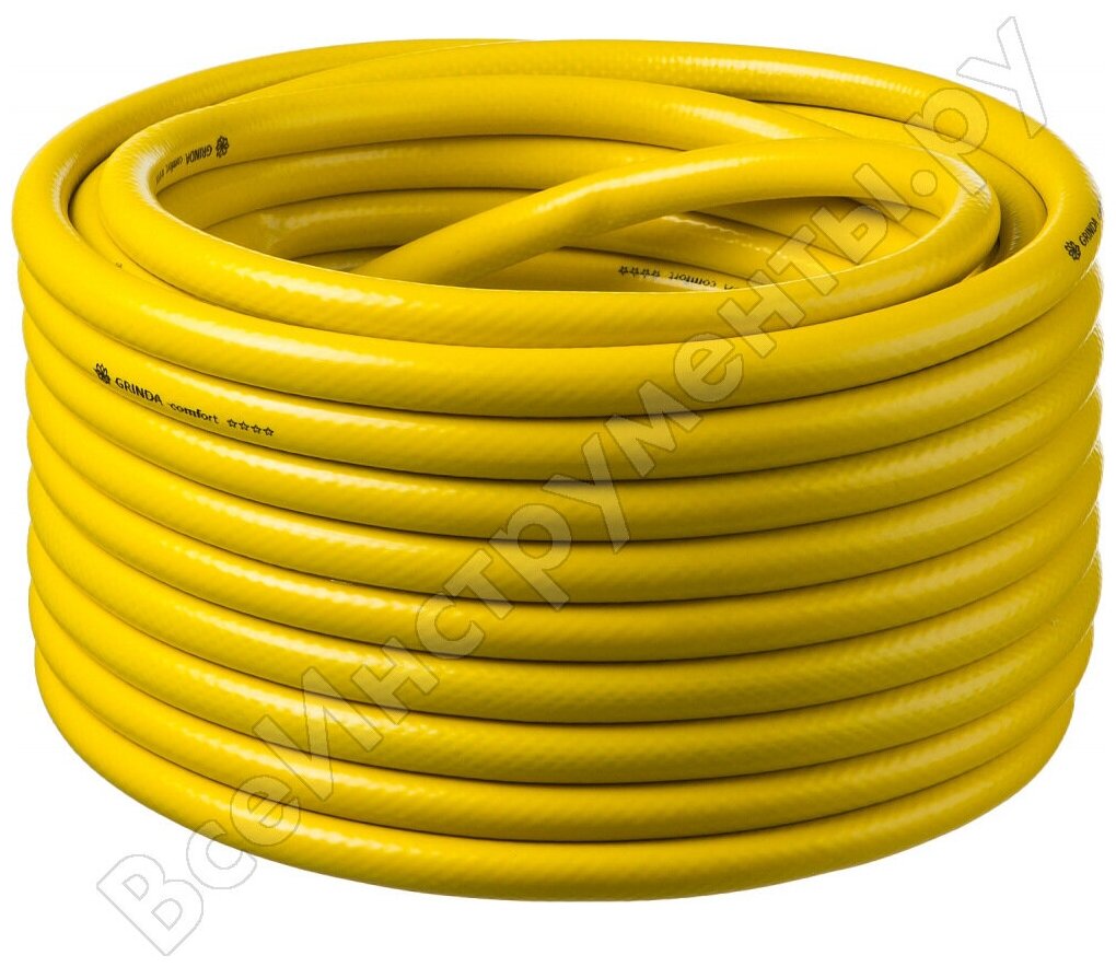 Поливочный армированный 3-х слойный шланг Grinda COMFORT 30 атм, 1/2"х20м 8-429003-1/2-20_z02, устойчив
