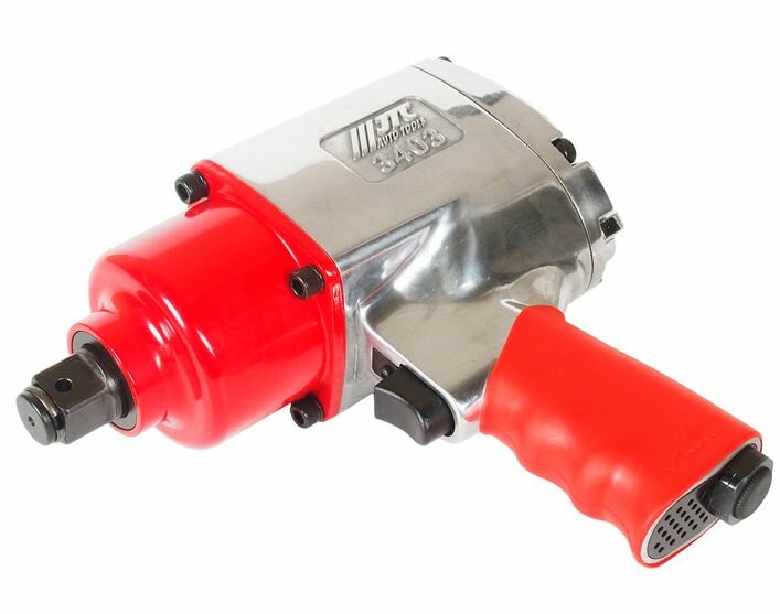 JTC Пневмогайковерт ударный усиленный 3/4 90-120PSI 7250об/мин, расх возд 300 L/min, реком штуцер-D20PMA, /1/10-3403 754639