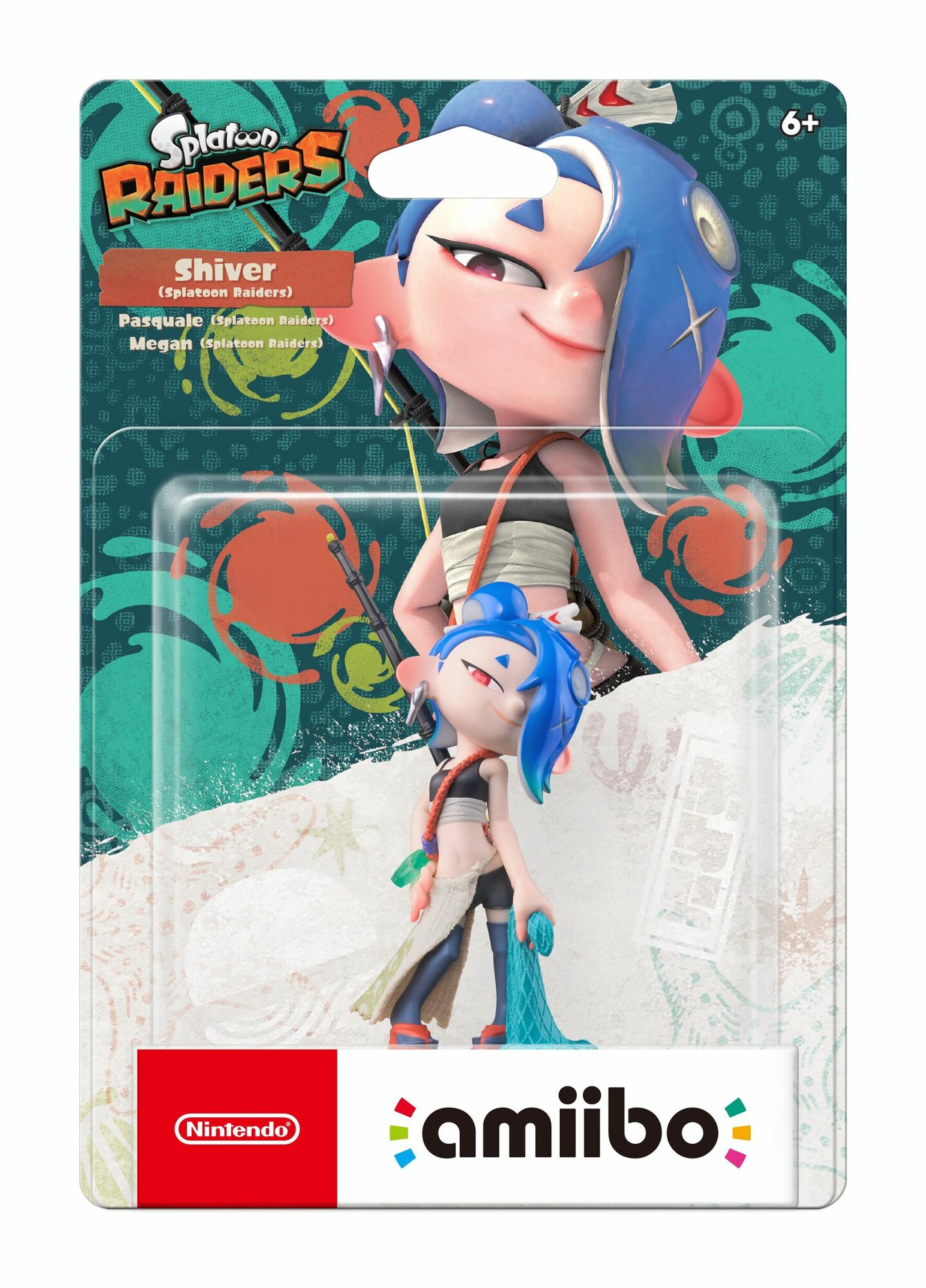 Видеоигры и фильмы Фигурки Nintendo Amiibo Splatoon Raiders, Shiver