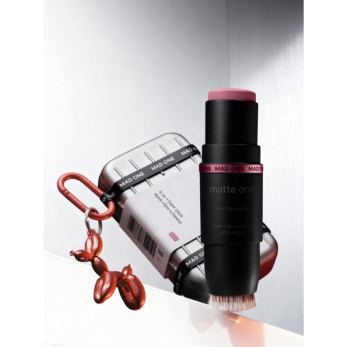 MAD ONE Мультифукциональный стик для лица - 3-in-1 face stick eyes + lips + cheeks, dusty rose, 33г